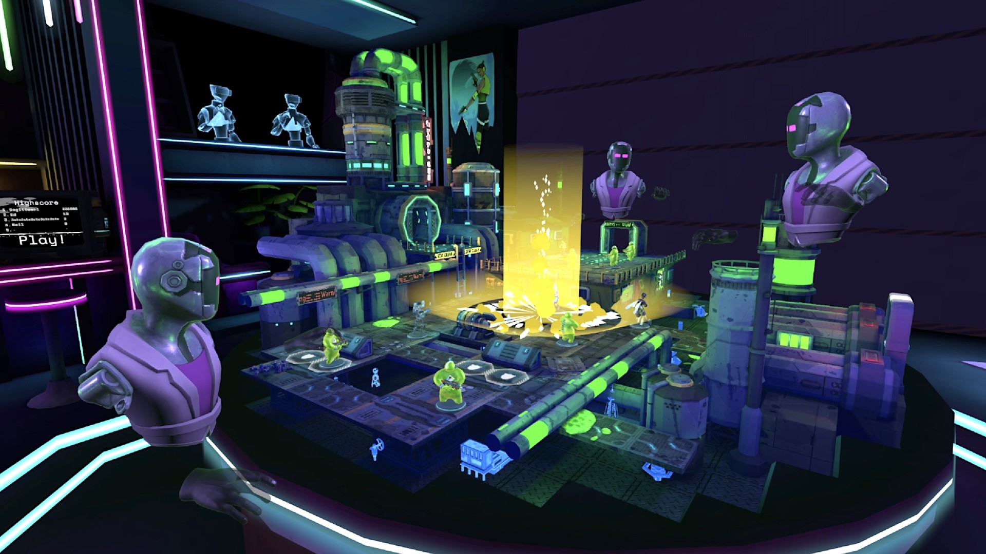 Neon Squad Tactics is a cyberpunk tabletop RPG coming soon to Meta ...