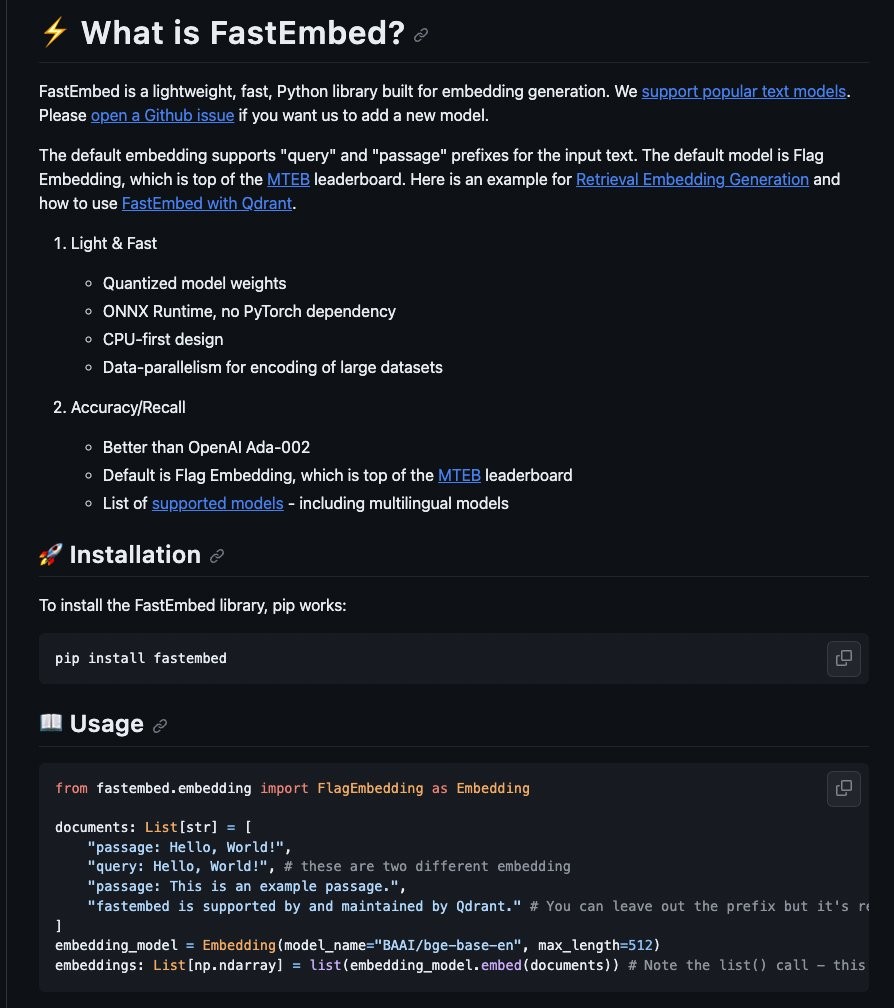 Meet FastEmbed: A Fast and Lightweight Text Embedding Generation Py...